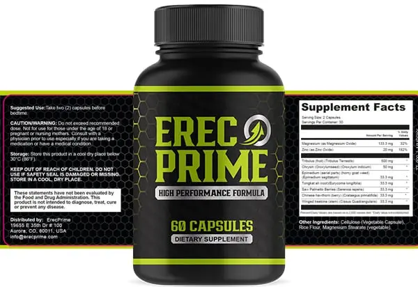 ErecPrime® Official Website | Male Health Supplement